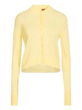 MAXCO. Max&co. Plain Cardigan With Front Open Placket - Nude
