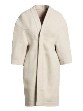 Rick Owens Minimal Single-breasted Coat - Nude