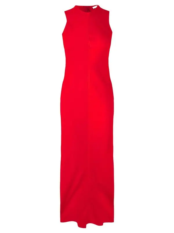 AMI Paris Sleeveless Maxi Dress - Red