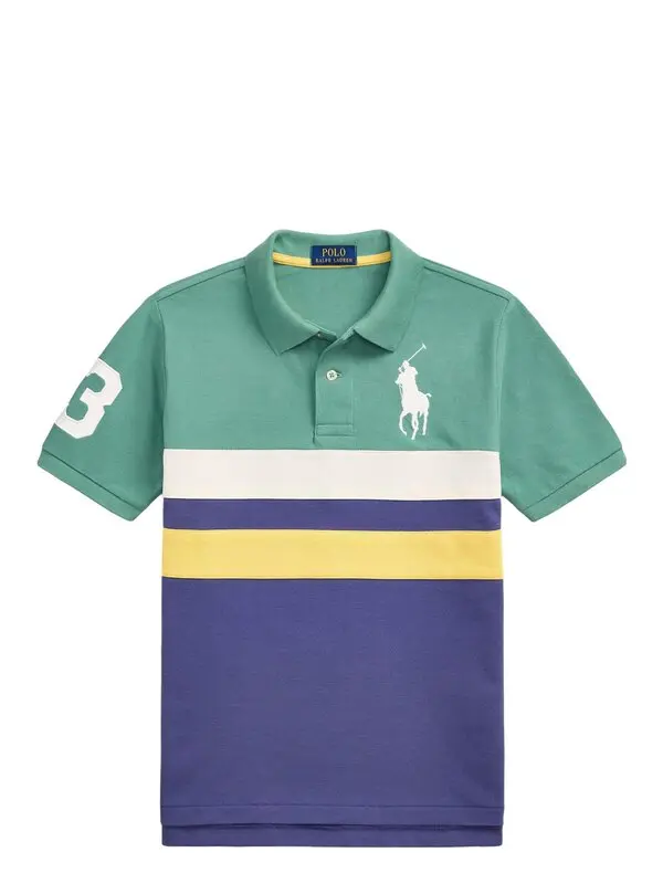 Polo Ralph Lauren Color-blocked Rugby Shirt - Green