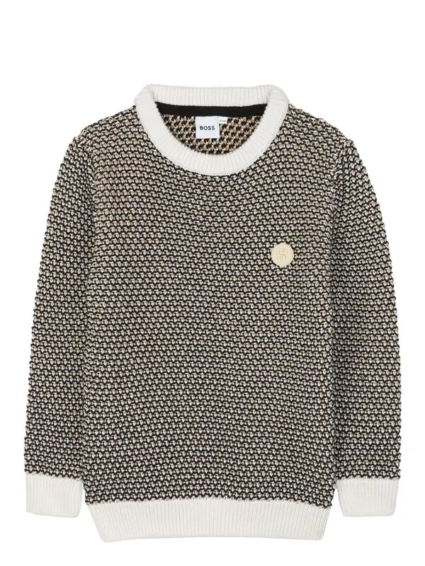 Hugo Boss Textured Crewneck Sweater - No