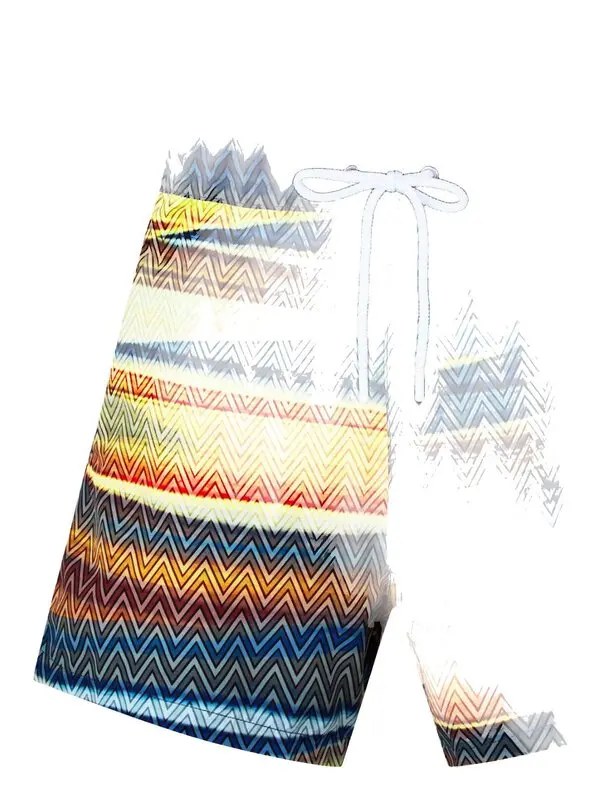 Missoni Striped Swim Shorts - Multicolor