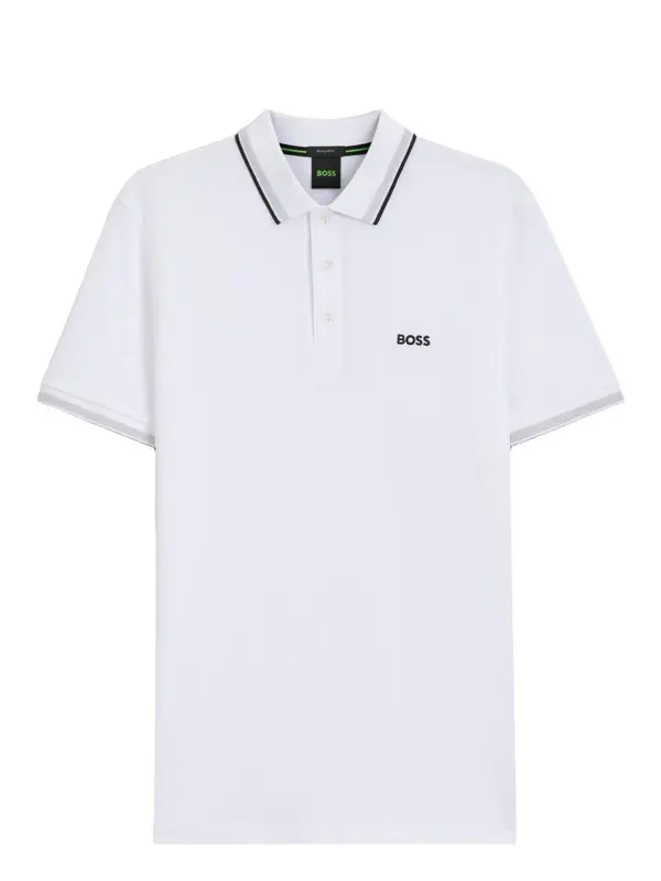 Hugo Boss Short Sleeve Polo Shirt - White