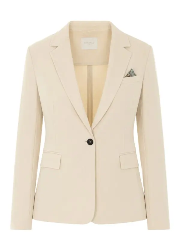 CIRCOLO 1901 Single-breasted Blazer - White