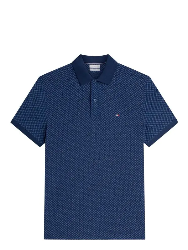 Tommy Hilfiger Short Sleeve Polo Shirt - Blue