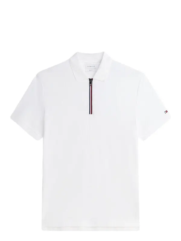 Tommy Hilfiger Short Sleeve Polo Shirt - White
