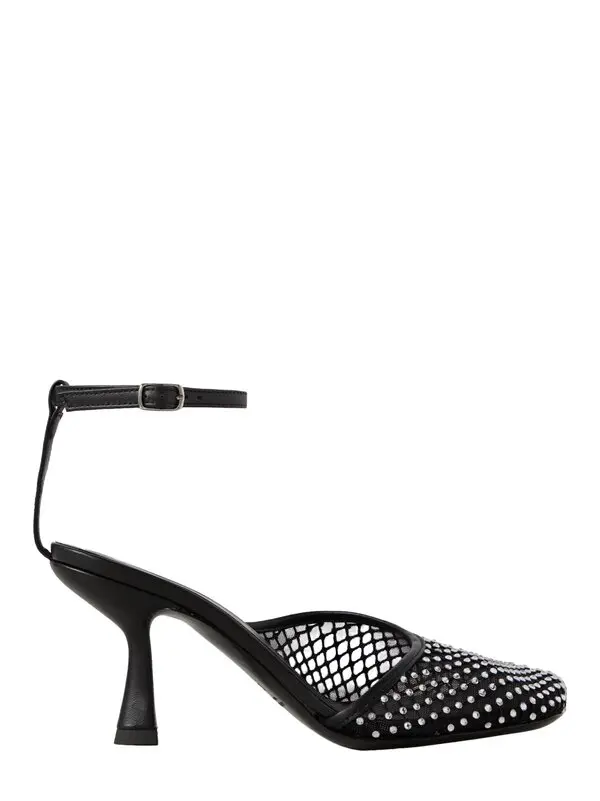 Christopher Esber Minette Veil 80mm Mesh Pumps - Black