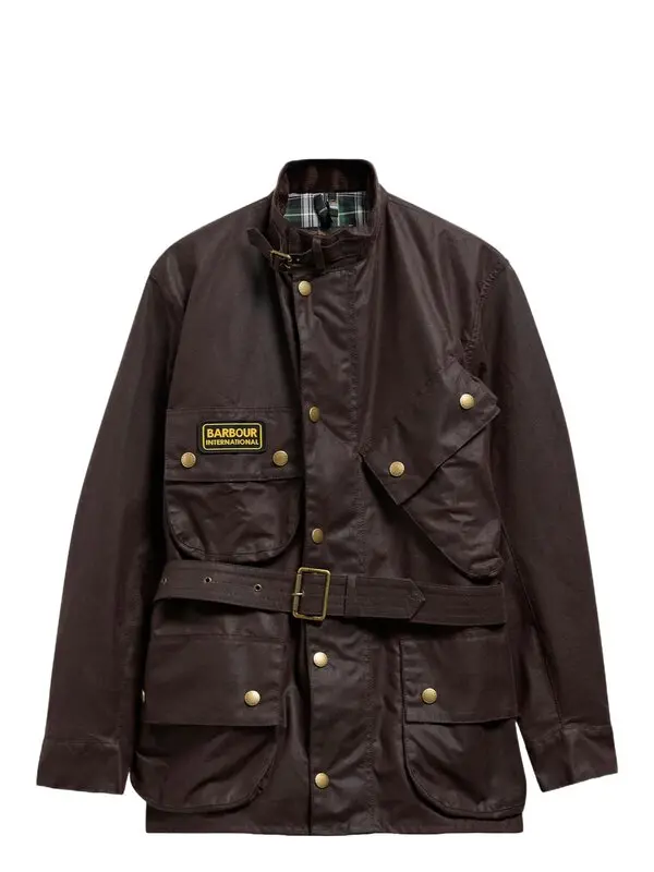 Barbour International Original Waxed Jacket - Black Oak