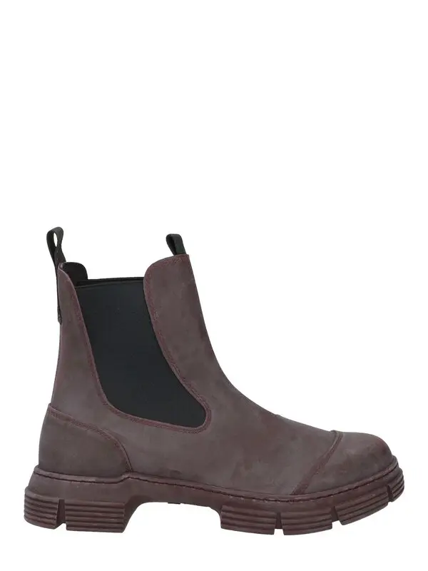 GANNI Chelsea Boots - Brown