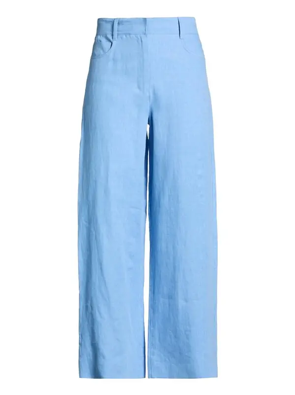 Max Mara High-waisted Wide-leg Trousers - Blue