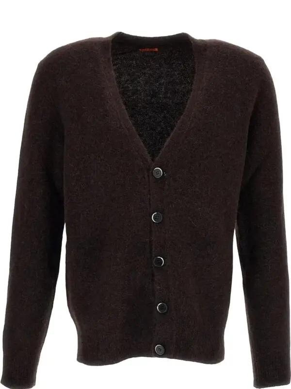 Barena Venezia Button-up V-neck Cardigan - Black