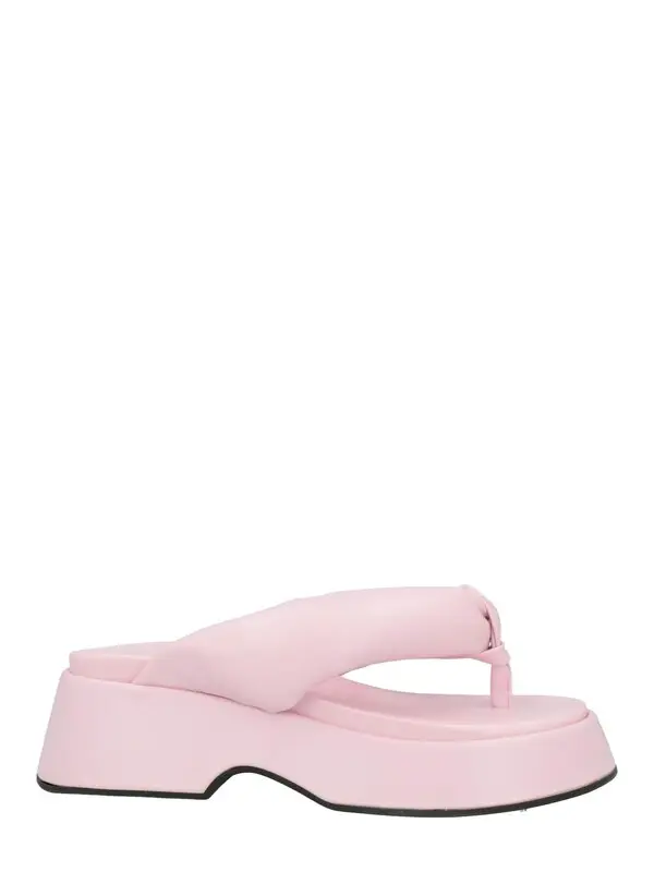 GANNI Platform Flip Flops - Pink