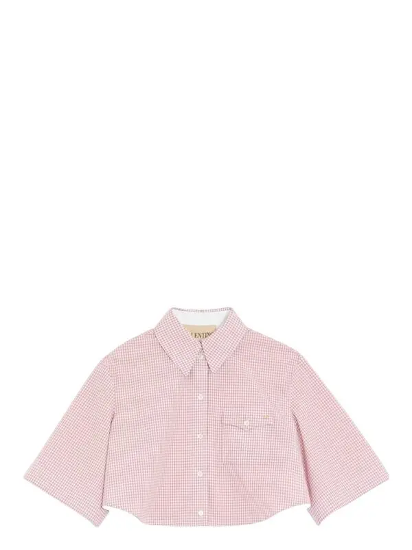 Valentino Garavani Checked Shirt - Pink