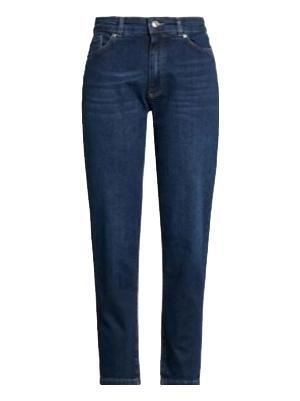 Sportmax Cropped Tapered Denim Pants - Blue