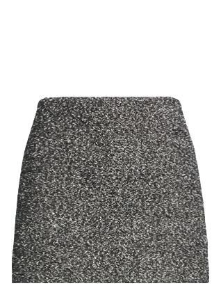 Sportmax Heathered Tweed Mini Skirt - Black