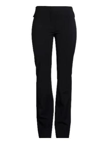 Sportmax High-waisted Bootcut Trousers With Detachable Application - Black