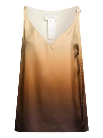 Sportmax Tie-dye Satin Camisole - Brown