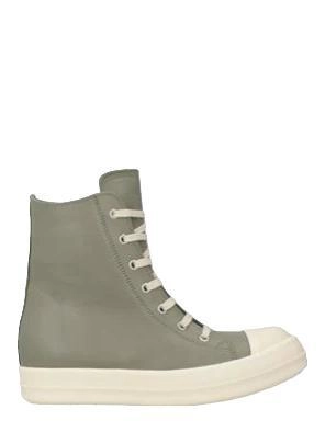 Rick Owens High-top Leather Trainers - Gray