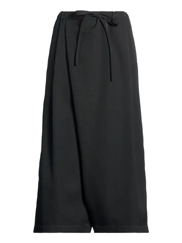 Marni Wide-leg Trousers With Drawstring Waist - Black