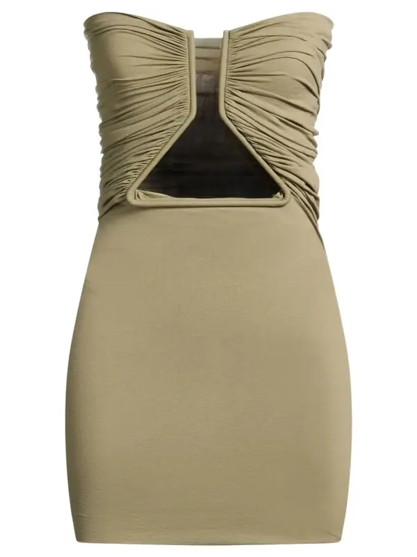 Rick Owens Body-hugging Sleeveless Dress With Unique Neckline - Nude