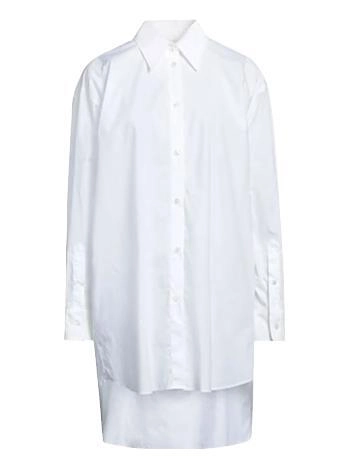 MAISON MARGIELA Solid Long Sleeve Shirt - White