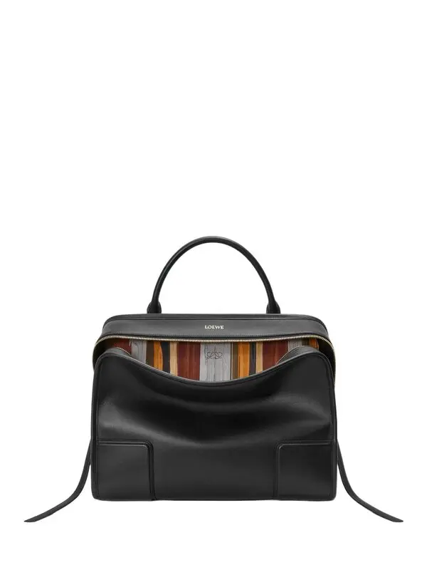 Loewe Large Skived Amazona 180 Bag In Soft Calfskin - Multicolored/black
