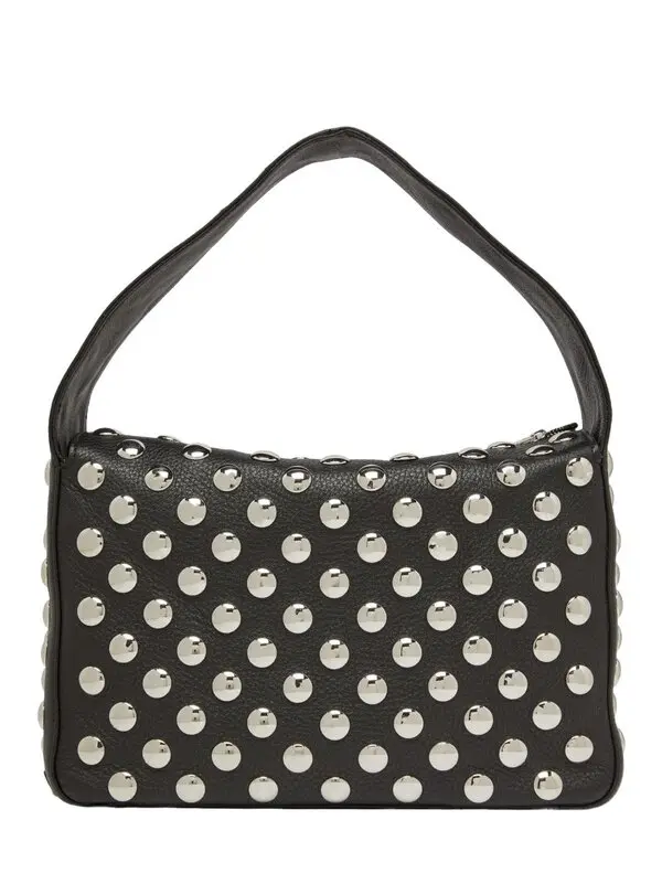 Khaite Studded Shoulder Bag - Black