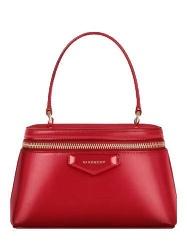 Givenchy Antigona Vanity Bag In Box Calfskin - Red