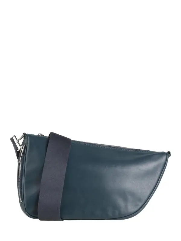 Burberry Leather Crossbody Bag - Blue
