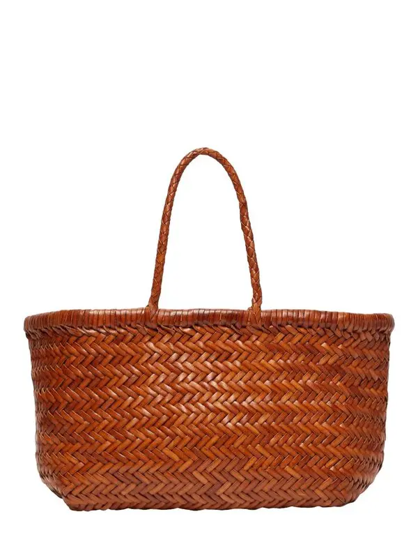 Dragon Diffusion Handwoven Rattan Bag - Brown