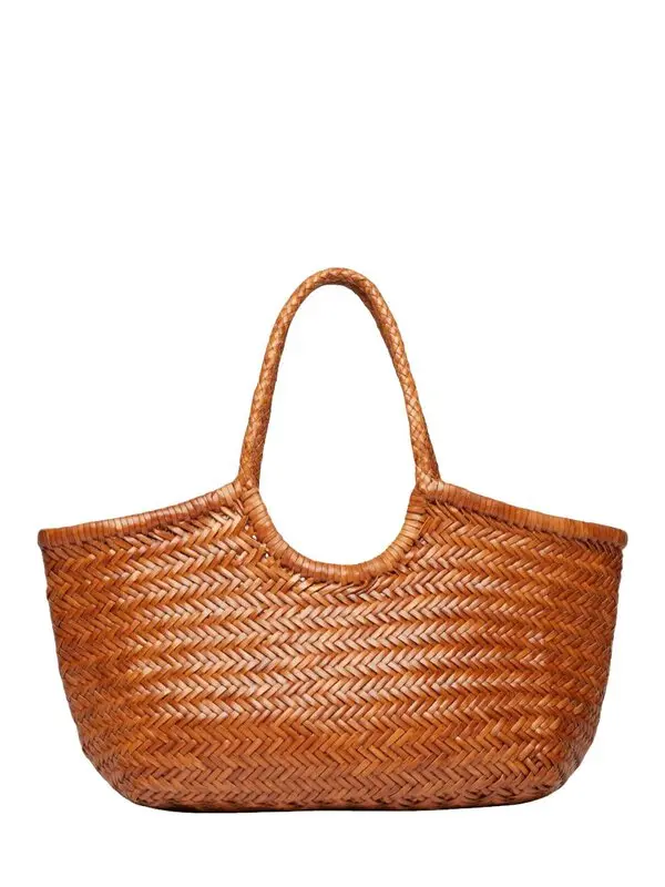 Dragon Diffusion Handwoven Rattan Bag - Brown