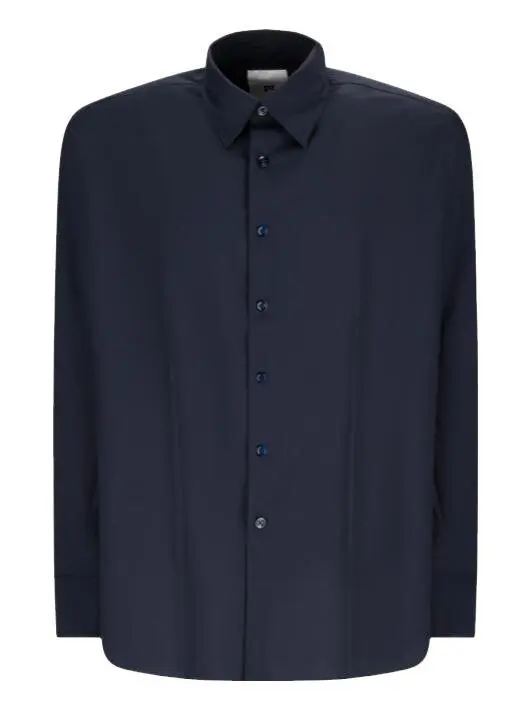 PT TORINO Virgin Wool Shirt - Blue