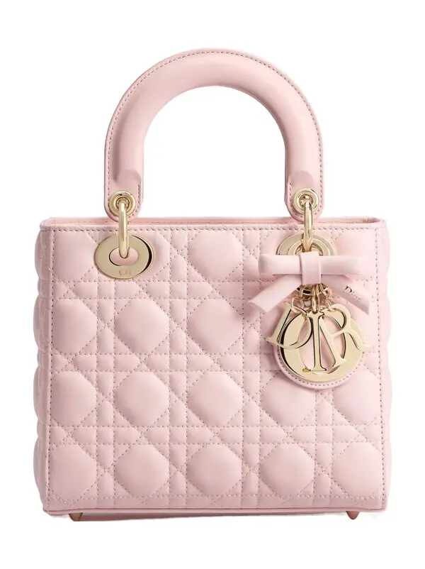 Dior Lady Bag With Strap - Pink