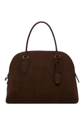 THE ROW Double Handle Shoulder Bag - Deep Mocha