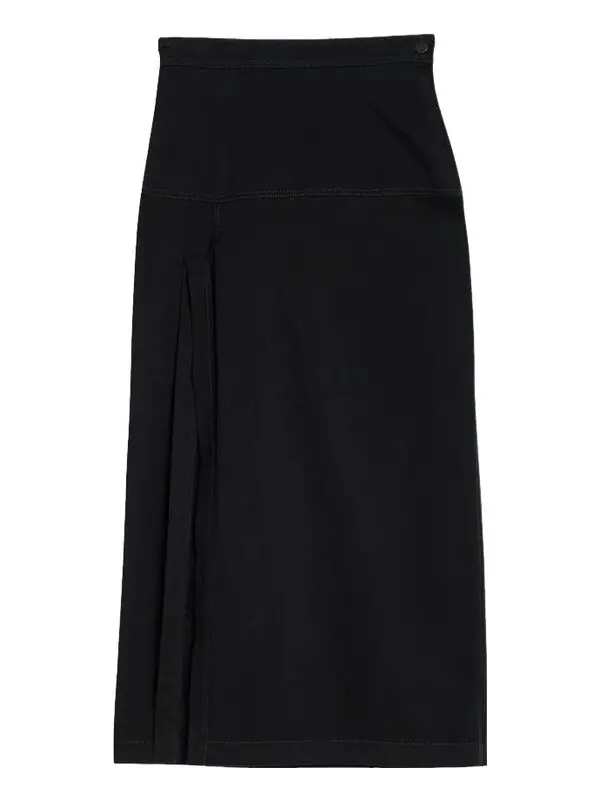 LEMAIRE Slit Skirt - Black