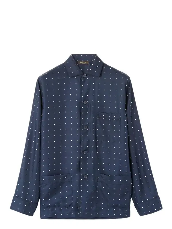 Loro Piana Lian Shirt - Navy Blue