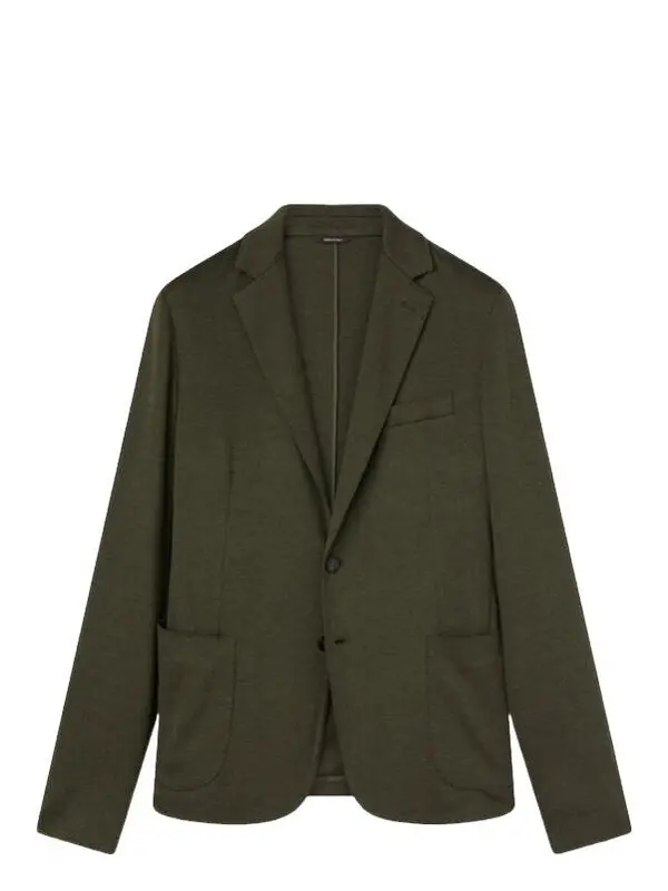 Loro Piana Sweater Blazer - Pine Green