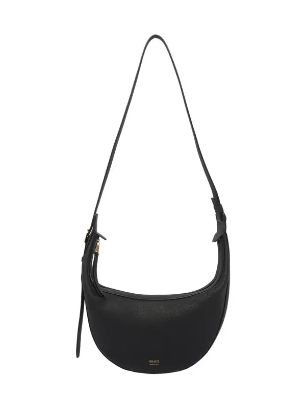 Khaite Zipper Shoulder Bag - Black