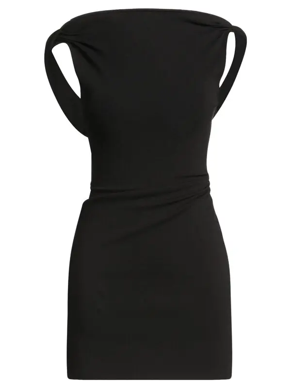 Jacquemus Slim-fit Sleeveless Scoop Neck Dress - Black