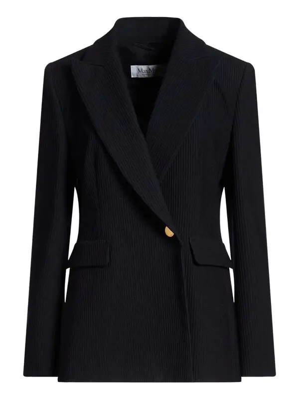 Max Mara Single-breasted Blazer - Black