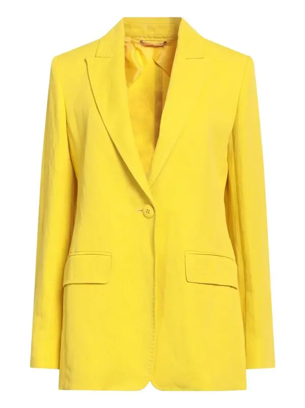 Max Mara Single-breasted Blazer - Yellow