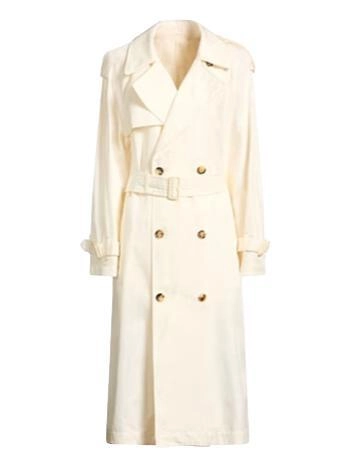 Burberry Classic Long Trench Coat - White