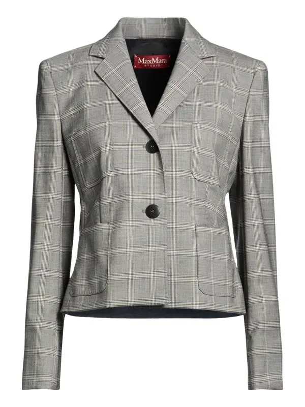 Max Mara Single-breasted Blazer - Grey
