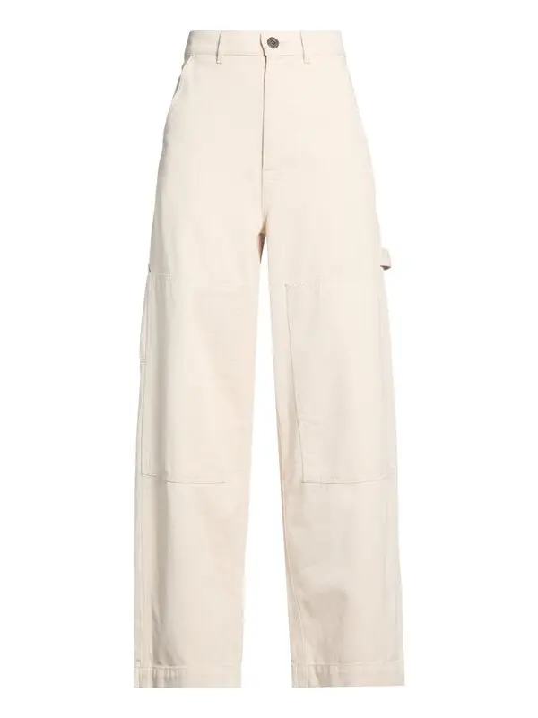 Max Mara Straight Leg Twill Trousers - No