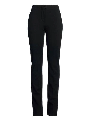Sportmax Straight-leg Tailored Trousers With Crystal Embellishments - Black
