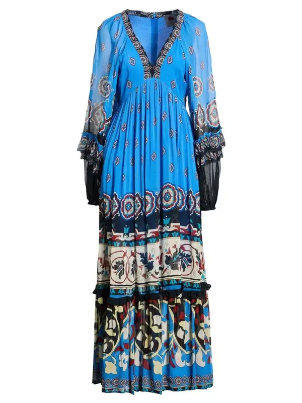Farm Rio Maxi Dress - Blue