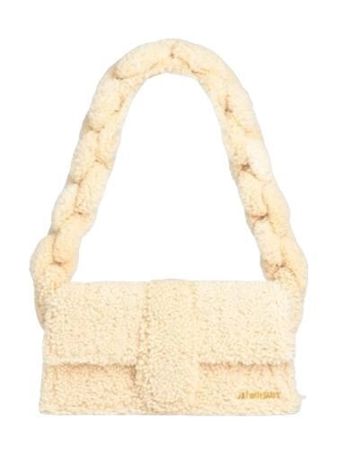 Jacquemus Medium Wool Flap Bag - Beige