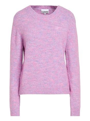 GANNI Thick Knitted Long-sleeved Sweater - Pink