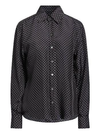 Dolce & Gabbana Polka Dot Satin Shirt - Black