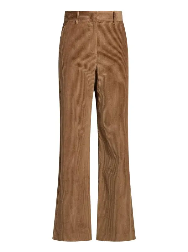 Max Mara Corduroy Wide-leg Trousers - Camel